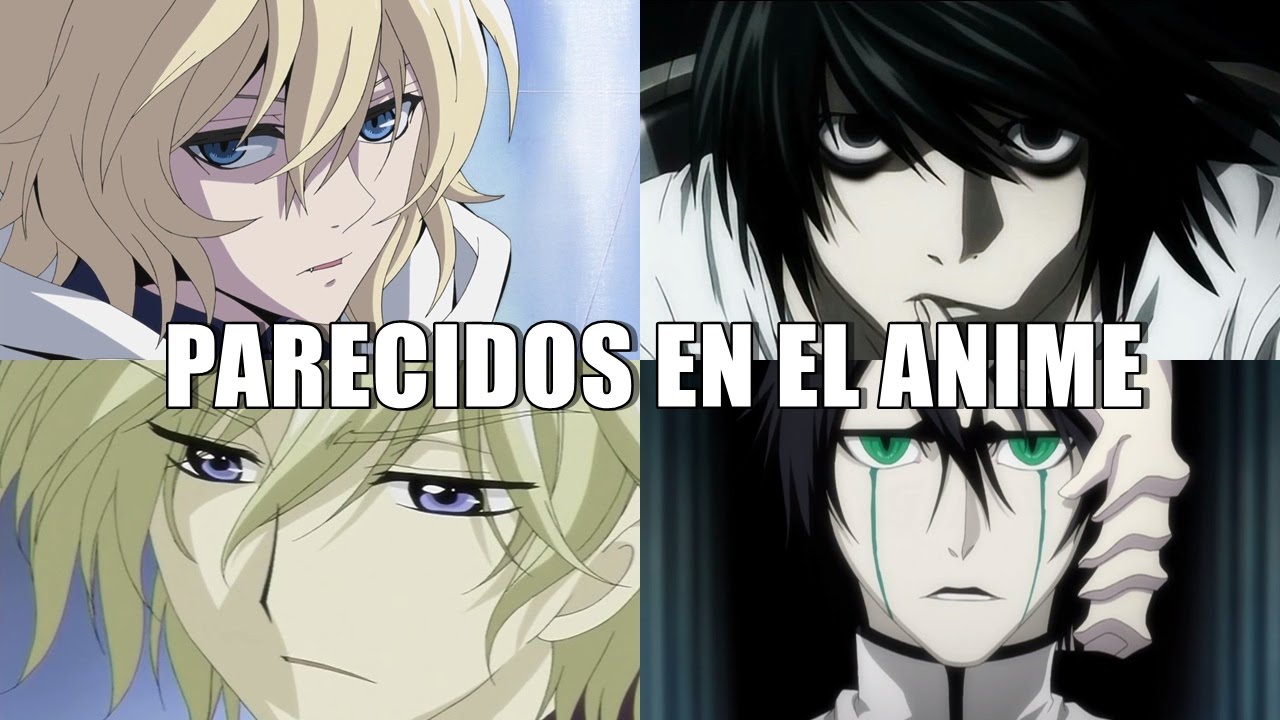 PARECIDOS EN EL ANIME. - YouTube