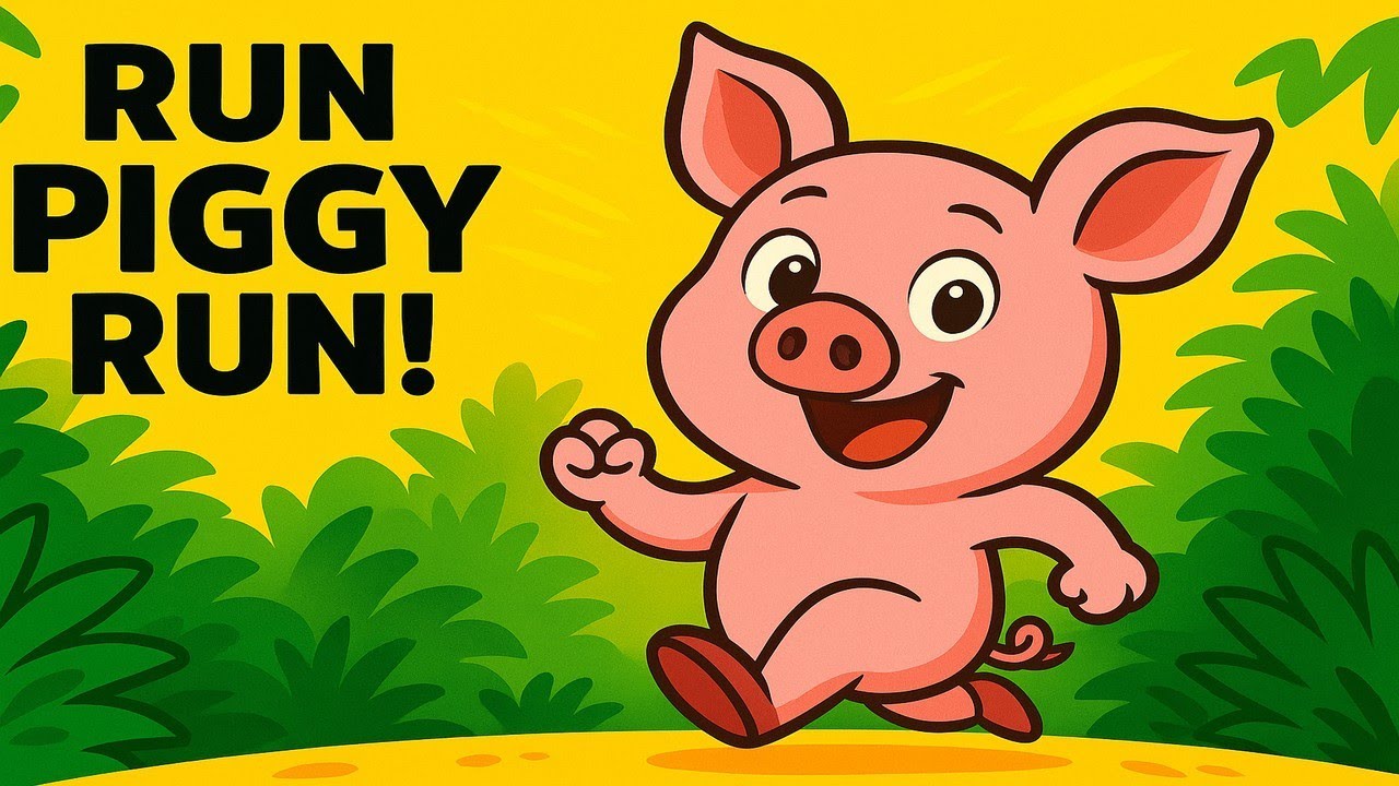 Run Little Piggy Run! 🐷⚠️ Jungle Adventure Song for Toddlers | Learn ...