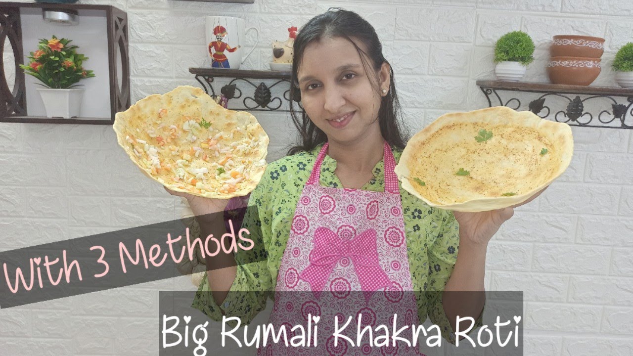 Big Karari Roti | Crispy Crunchy Roti | Karari Rumali Roti | With 3 ...