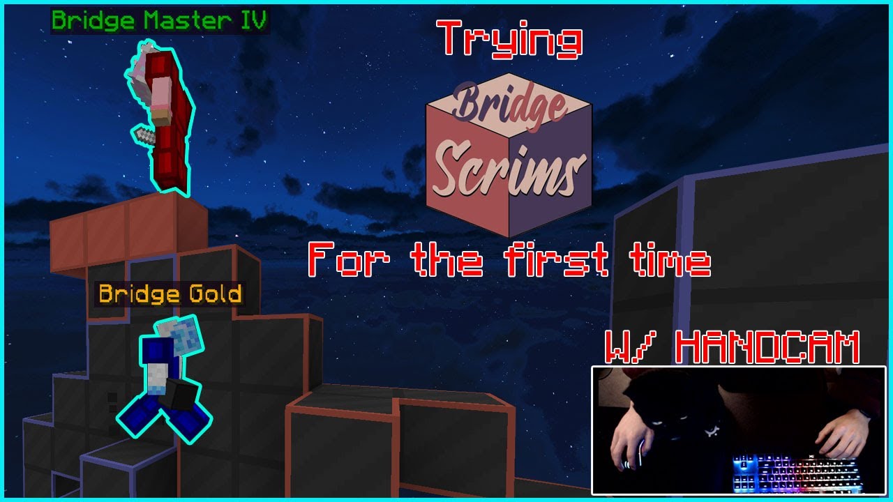 Trying Bridge Scrims for the first time! | Minecraft Hypixel Bridge - YouTube