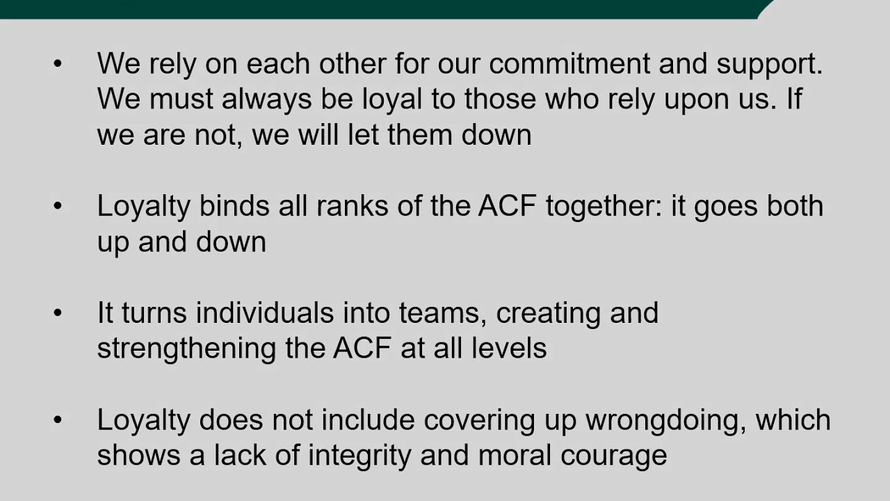 SWL ACF Values Standards YouTube swl-acf-values-standards-youtube