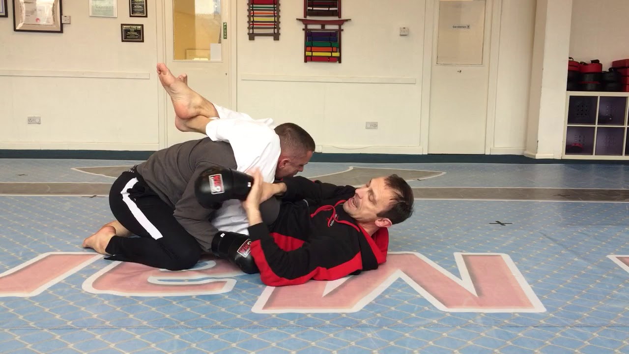 Gannon's Dojo - How to do a triangle choke for MMA. - YouTube