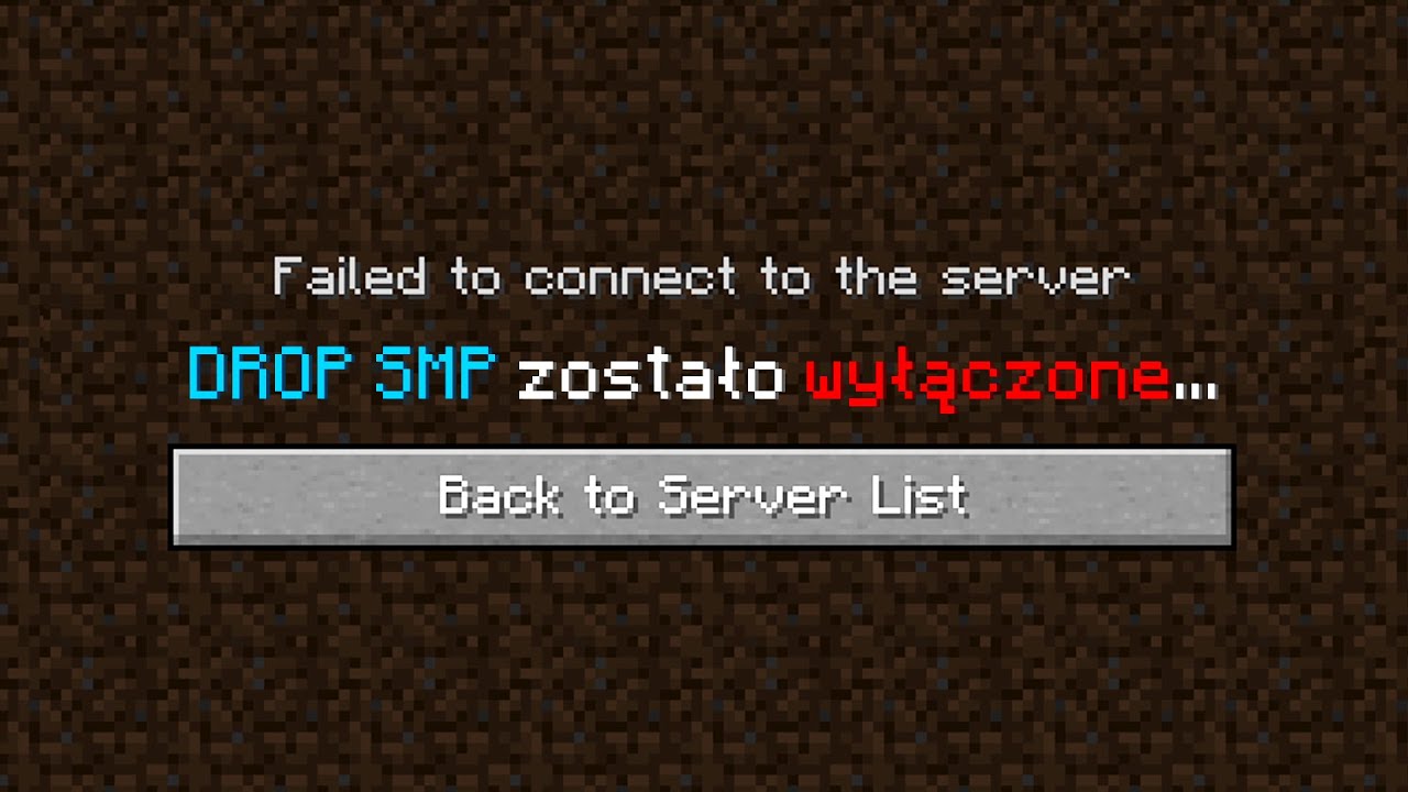 WYŁĄCZYŁEM DROP SMP... - YouTube