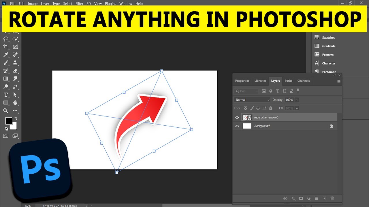 How To Rotate In Photoshop - YouTube