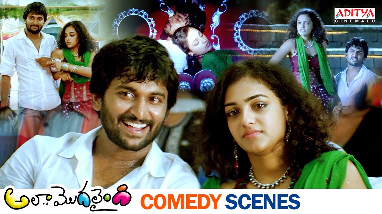 Ala Modalaindi Comedy Scenes || Nani, Nithya Menen, Sneha Ullal, Kriti ...