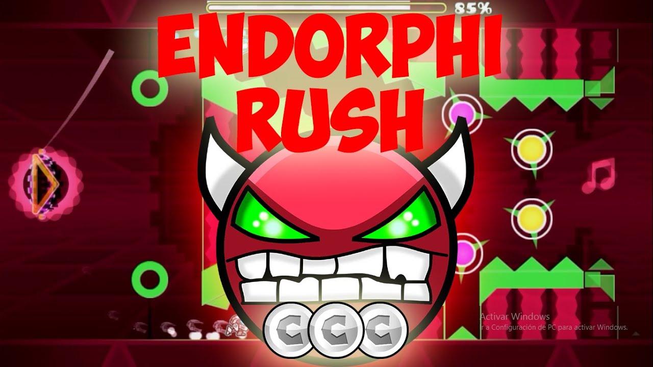 Endorphin Rush by TamaN (Easy Demon)|Geometry Dash 2.0 - YouTube