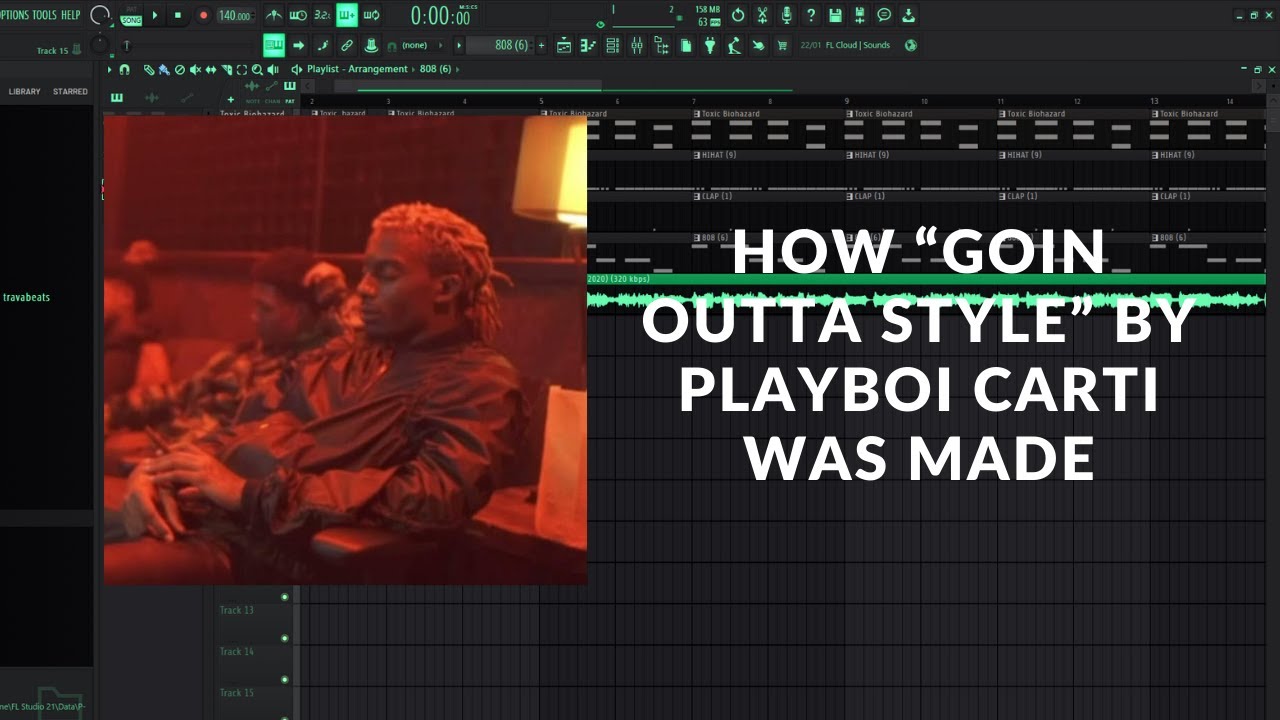 how "goin outta style" by playboi carti was made (-7% accuracy) # ...