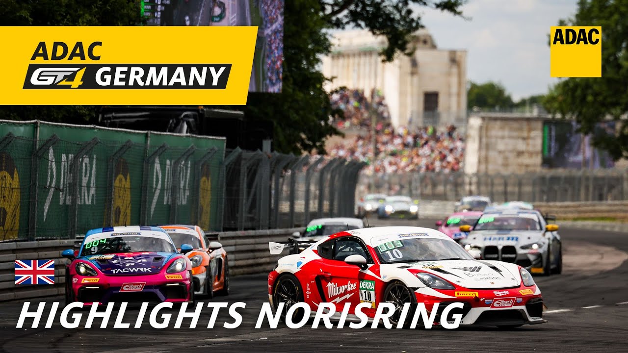 Highlights ADAC GT4 Germany Norisring | Race 2 | English | ADAC ...