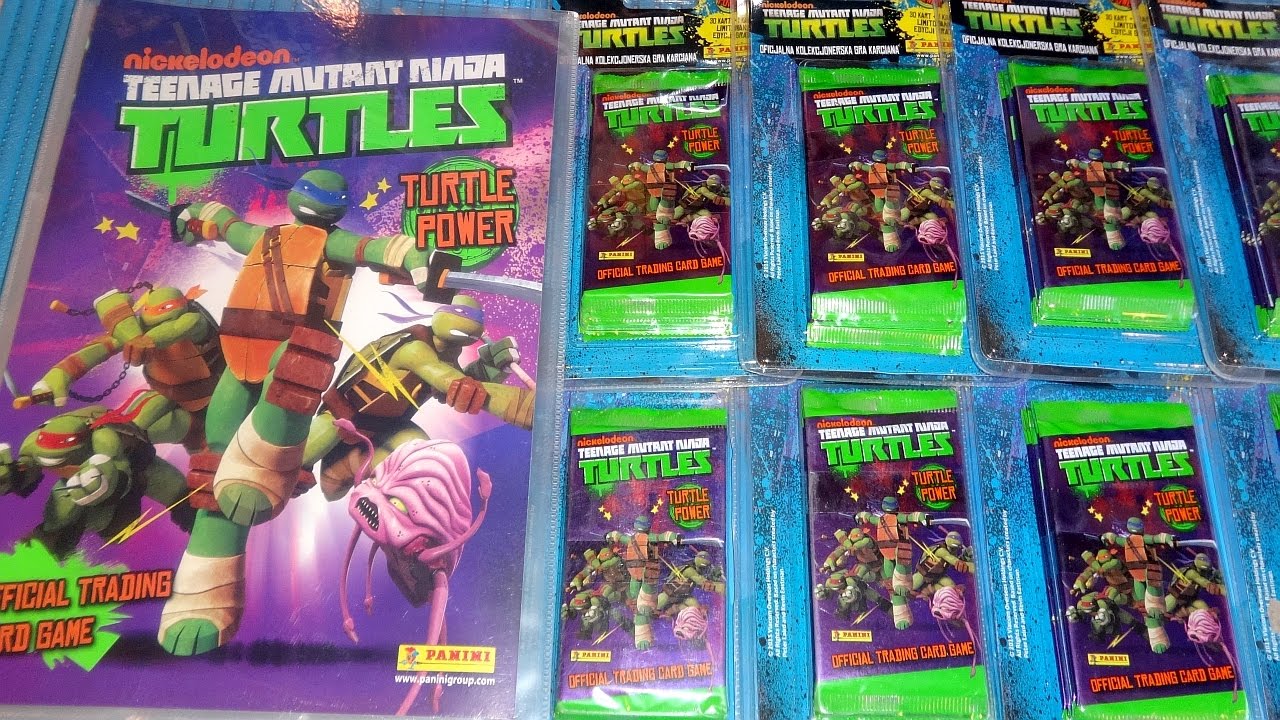 Teenage Mutant Ninja Turtles Panini TCG Cards 50 Booster pack Blister ...