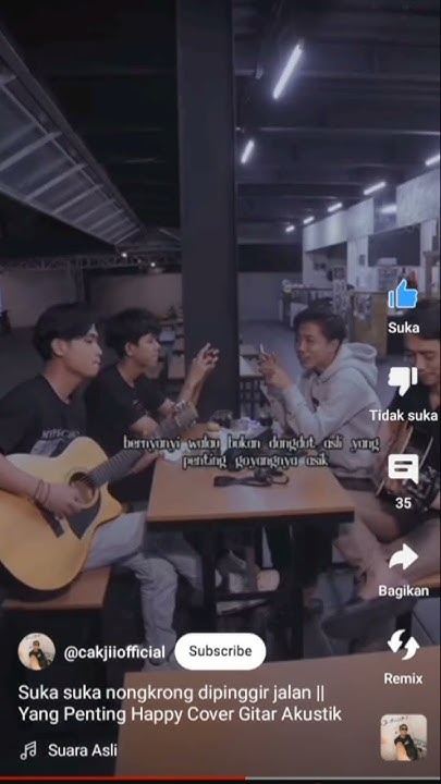 lagu asli suka suka nyanyi di pinggir jalan - YouTube