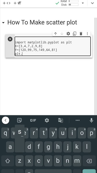 How To Make Scatter Plot In Python ,using Matplotlib #python #