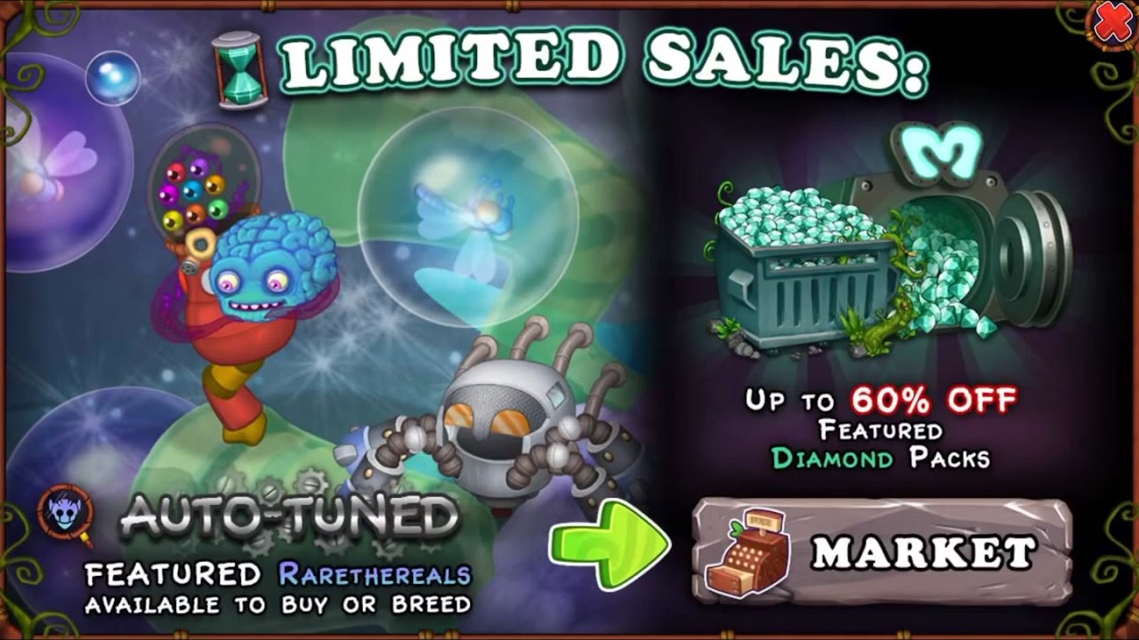 My Singing Monsters - How to Breed Rare Reebro and Rare Nebulob - YouTube