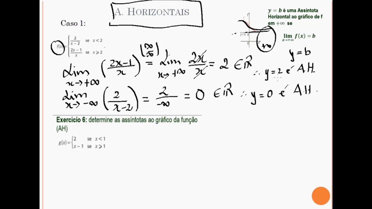 #5: ANV caso 1 - Assíntotas Horizontais - YouTube