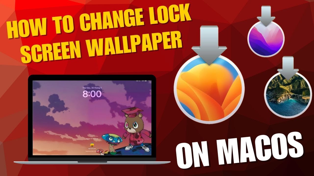 How to Set a New Lock Screen Wallpaper on Mac (macOS Tutorial) - YouTube