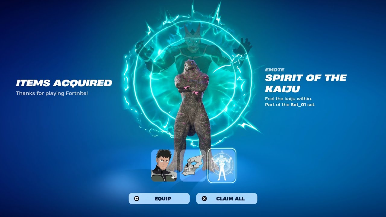 How To Get Spirit of the Kaiju Emote NOW FREE In Fortnite! (Unlock ...
