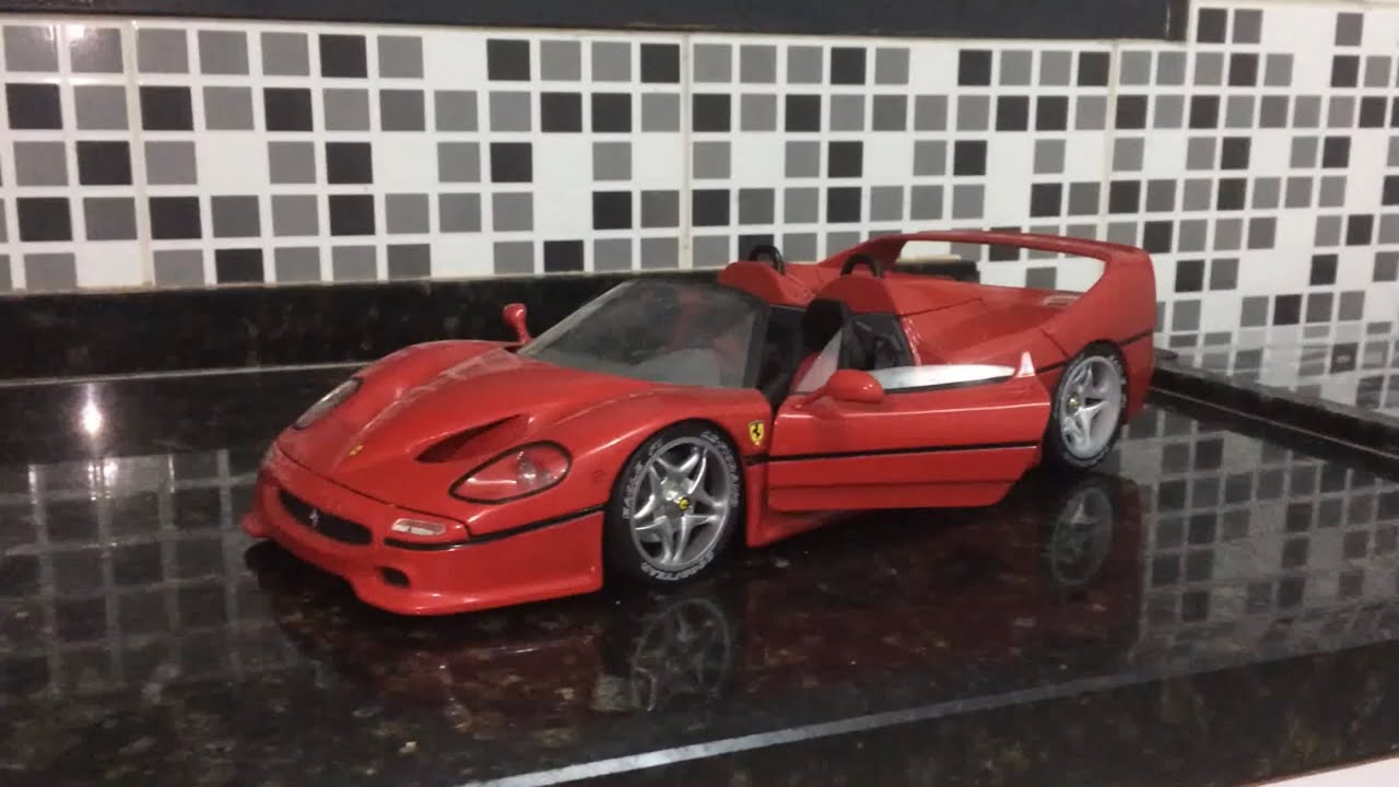 MINIATURA DA FERRARI F50 DE 3 MIL REAIS. - YouTube