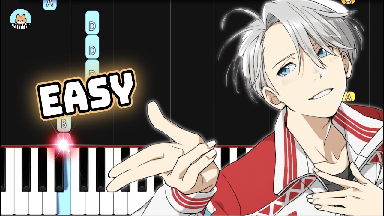 Yuri!!! on Ice ED - "You Only Live Once" - EASY Piano Tutorial & Sheet ...