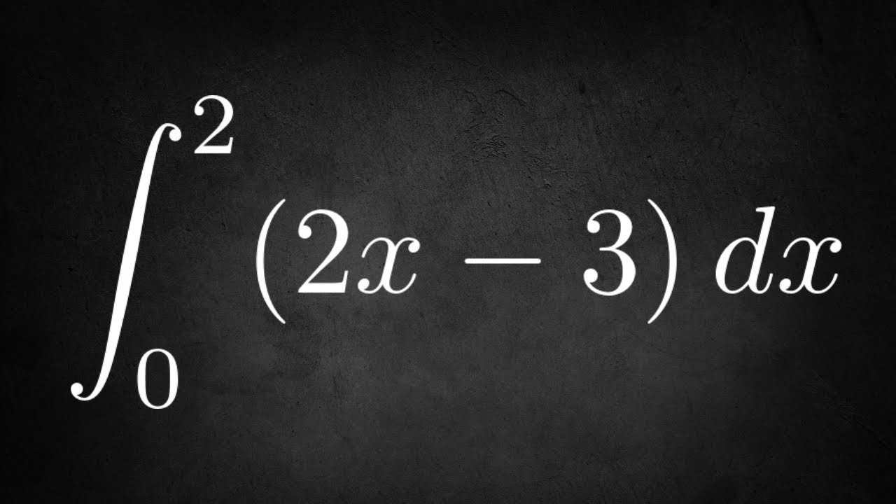 Definite Integral Of 2x 3 From 0 To 2 YouTube definite-integral-of-2x-3-from-0-to-2-youtube