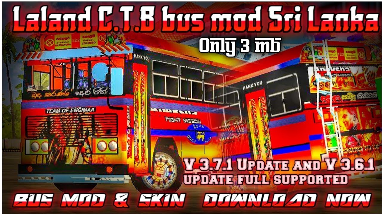 bus simulator indonesia laland bus mod || new laland ctb bus mod || bus ...