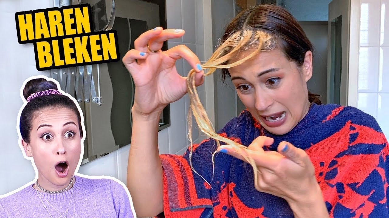 VOOR ‘T EERST ZELF MIJN HAAR BLEKEN EN VERVEN! || Fan Friday - YouTube