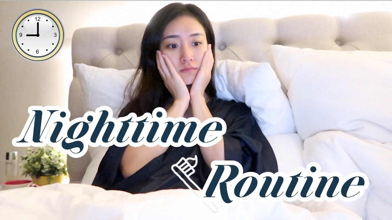 Night Routine|女生睡前爱自己的全套夜间护肤流程分享 - YouTube