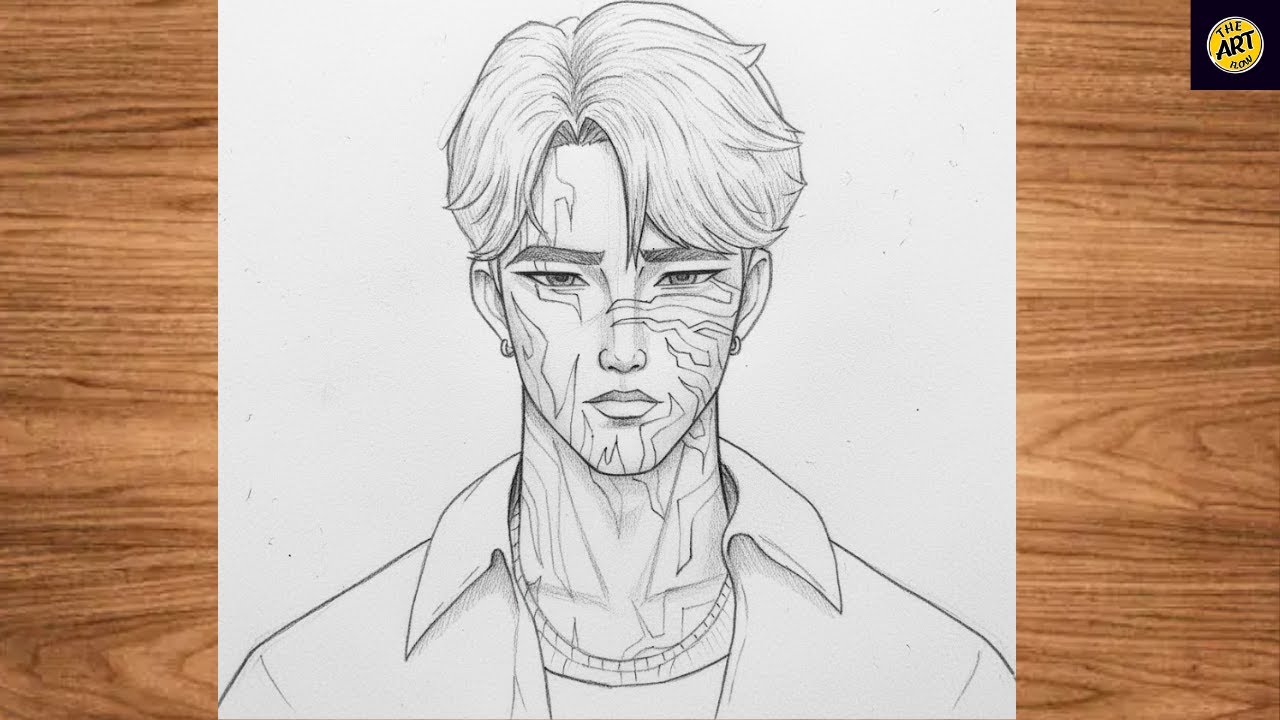 How to Draw Jinu saja boys from K-Pop Demon Hunters | Easy Drawing ...