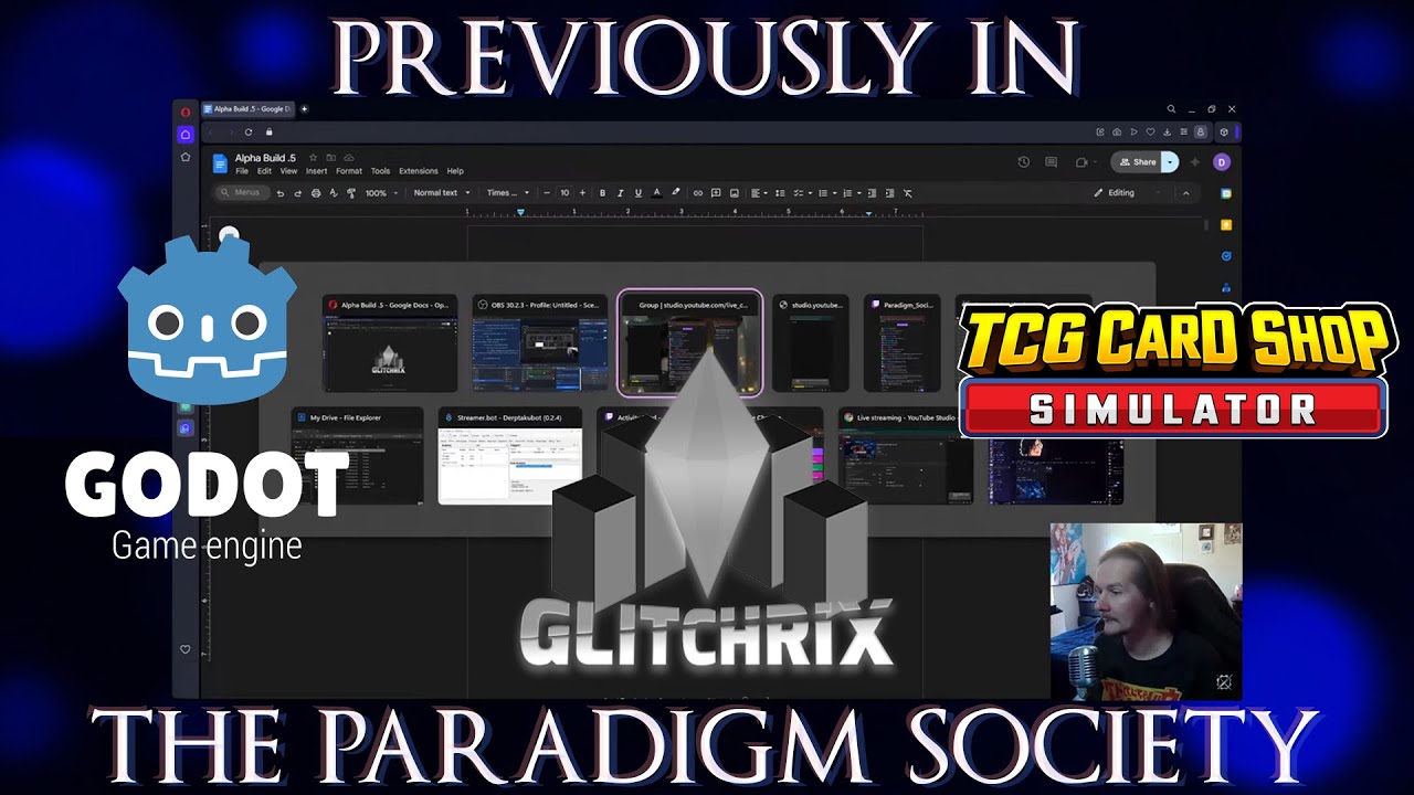 Godot Glichrix and TCG Card Shop Simulator w/Derptaku - November 4 ...
