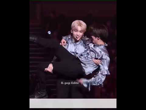 soobin carrying yeonjun bridal style #yeonjun #soobin #yeonbin #txt #moa #tomorrow_x_together ...