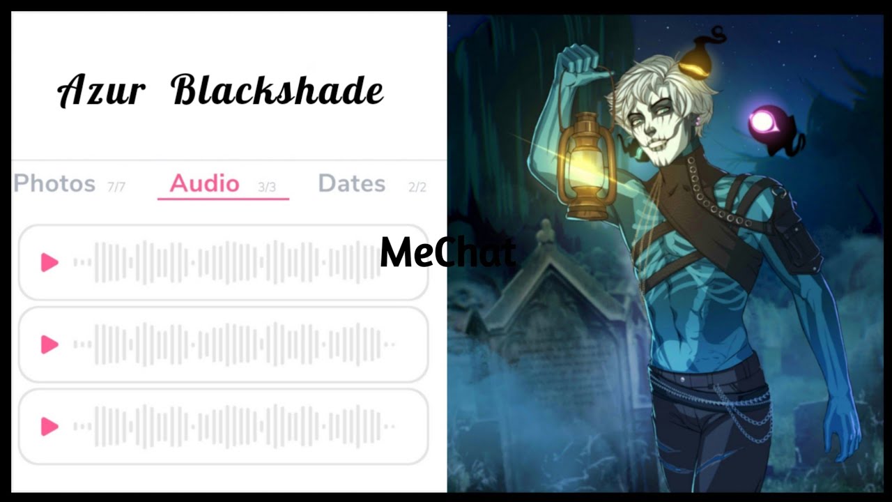 Azur Blackshade 💀 Photos + Voice • MeChat - YouTube