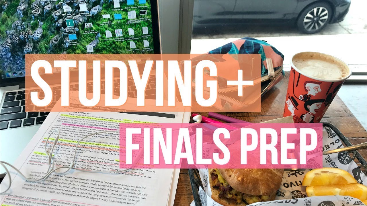 College Week In My Life | Studying for Finals + Dead Week - YouTube