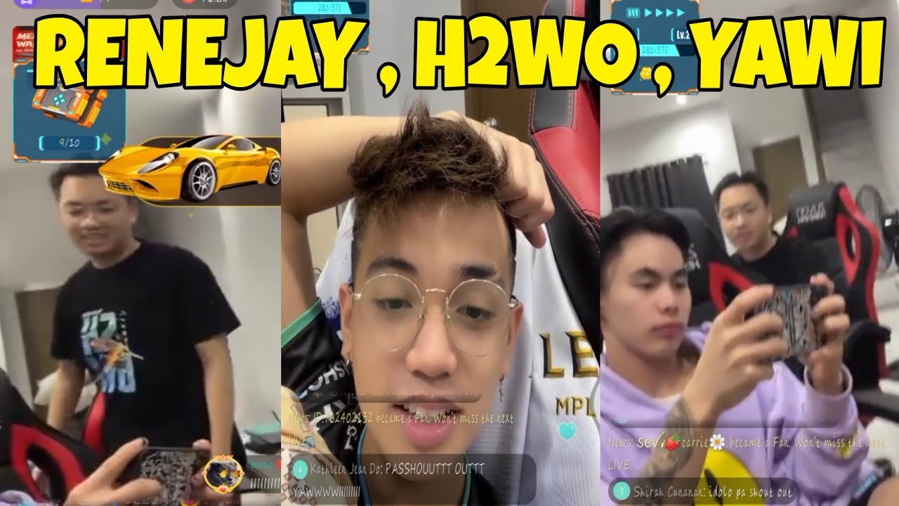 PART1| H2WO , RENEJAY BARCARSE , YAWI ESPORTS KULITAN BIGO LIVE | JULY ...
