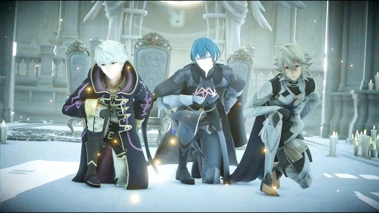 MMD Fire Emblem KING Robin Byleth Corrin ルフレ ベレト カムイ - YouTube