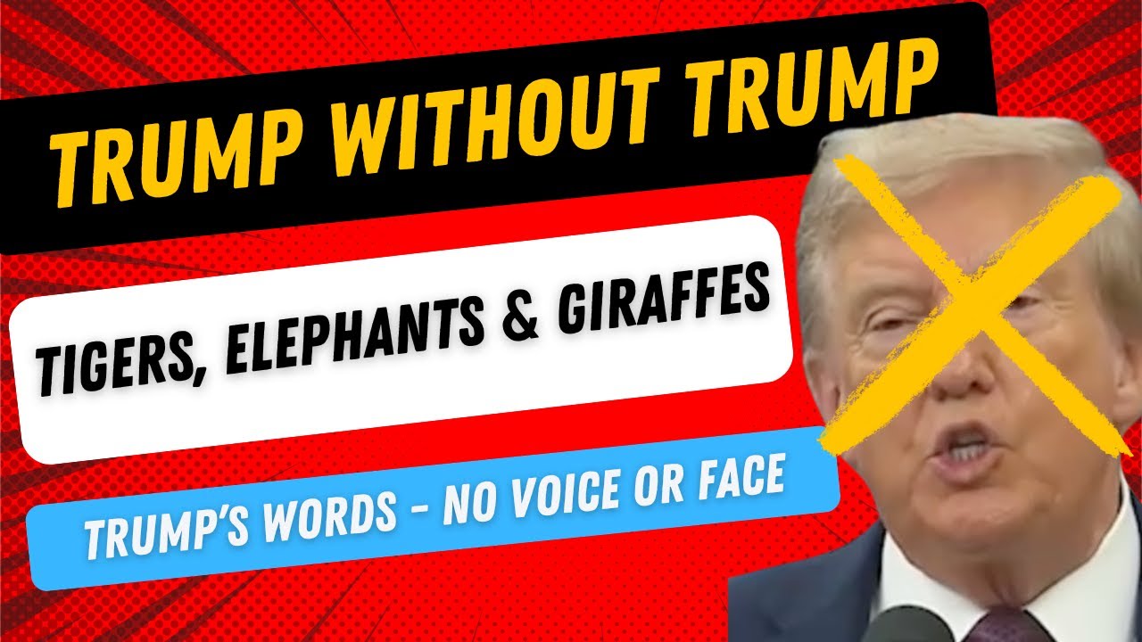 Trump Quote Without His Face or Voice - Trump Without Trump - Tigers ...