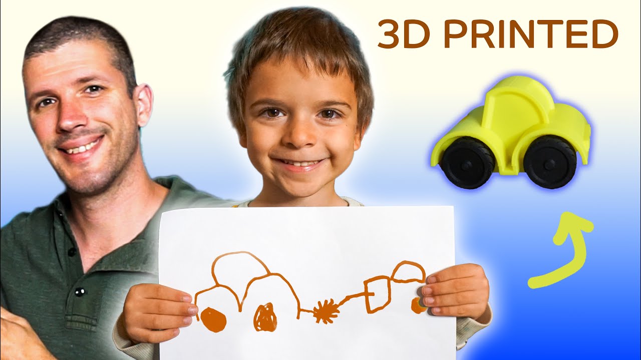 Making my kids TOY DESIGN with 3D printing - YouTube