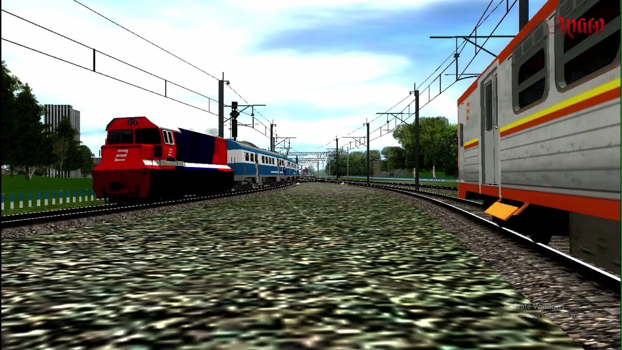 Simulasi Lalu-lintas Kereta Api Indonesia Tahun 90an - Awal 2000an ...