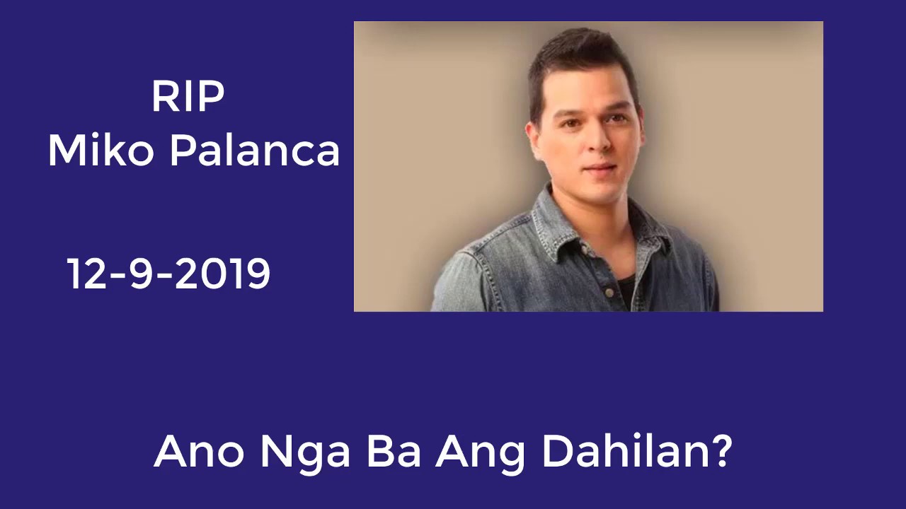 Miko Palanca Nagpakamatay nga ba? - YouTube