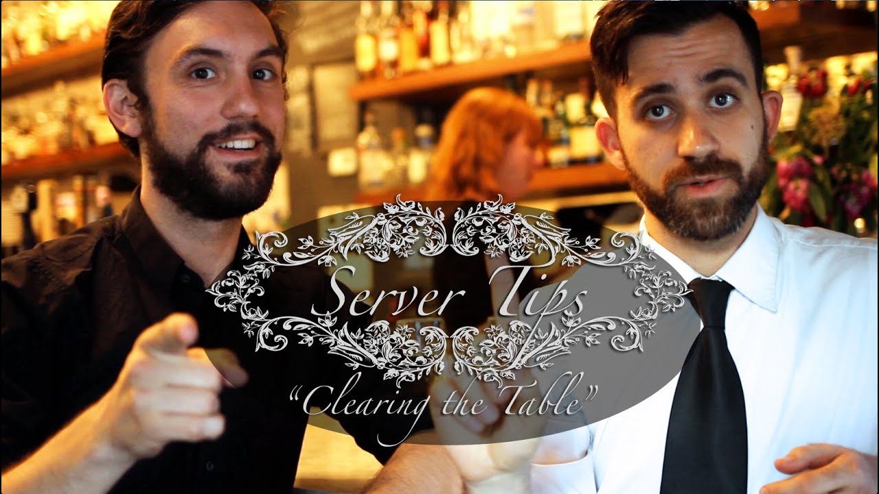 Server Tips - Ep. 6 "Clearing the Table" - YouTube