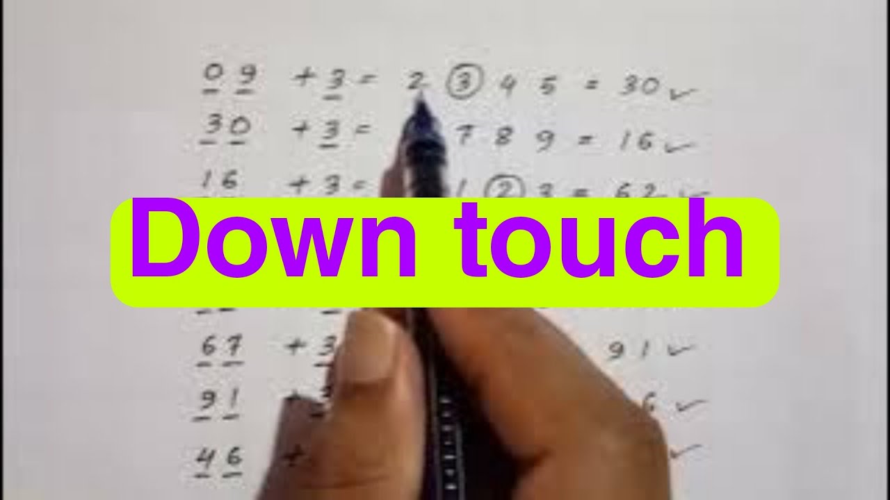 Down touch open for 16 10 2023 | Down good touch calculation - YouTube