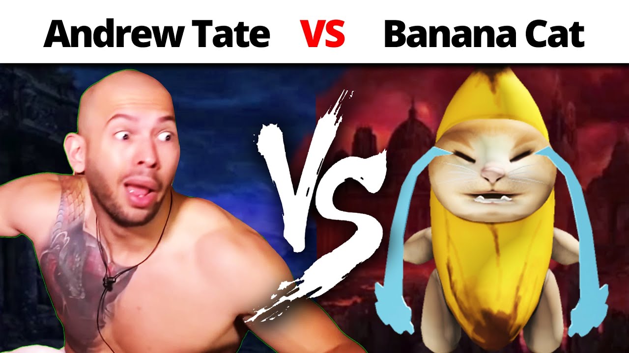 Andrew Tate vs. Banana Cat [MEME Fight Night] - YouTube