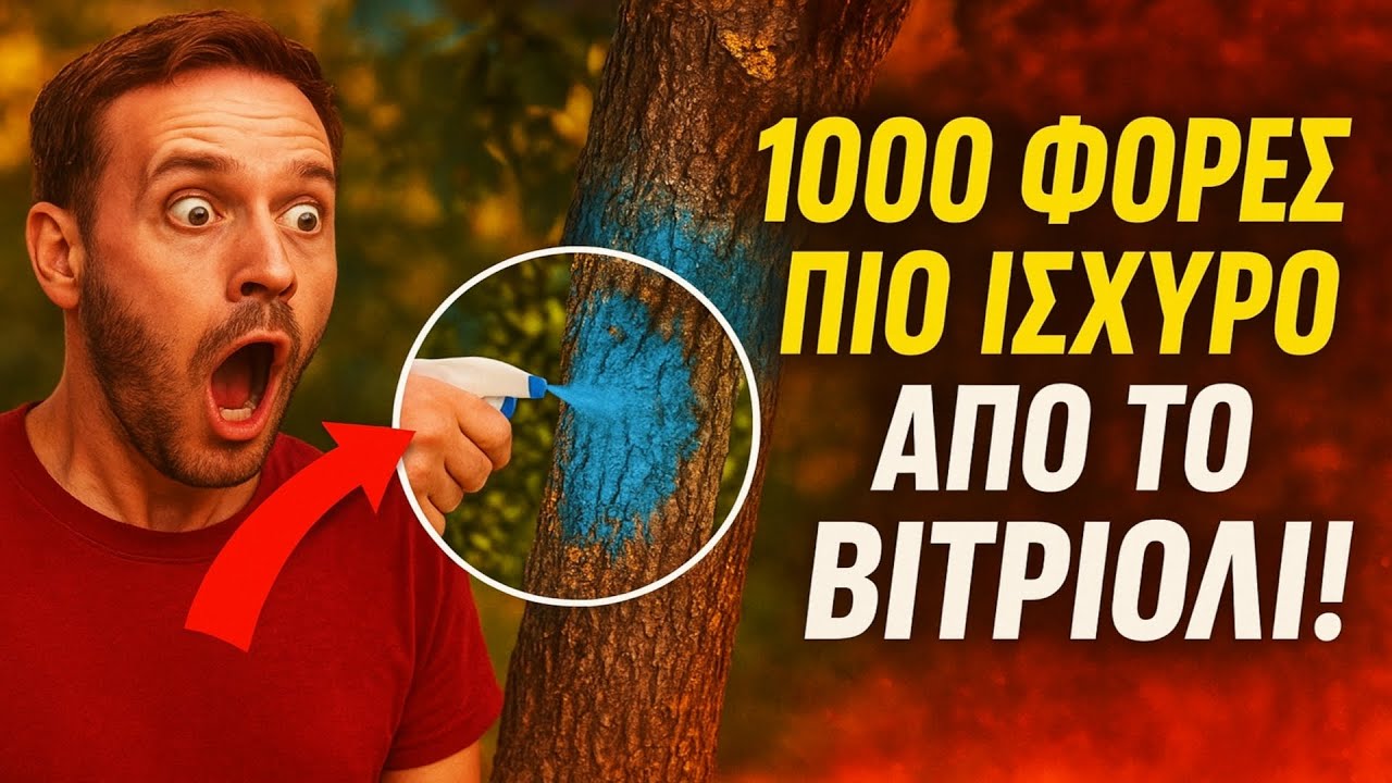 1000 ΦΟΡΕΣ ΠΙΟ ΙΣΧΥΡΟ ΑΠΟ ΤΟ ΒΙΤΡΙΟΛΙ!Φθινοπωρινή εφαρμογή, μετά την ...