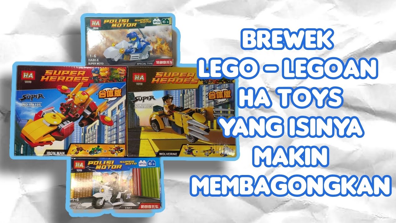 UNBOXING, RAKIT DAN REVIEW LEGO LEGOAN DARI HA TOYS! - YouTube