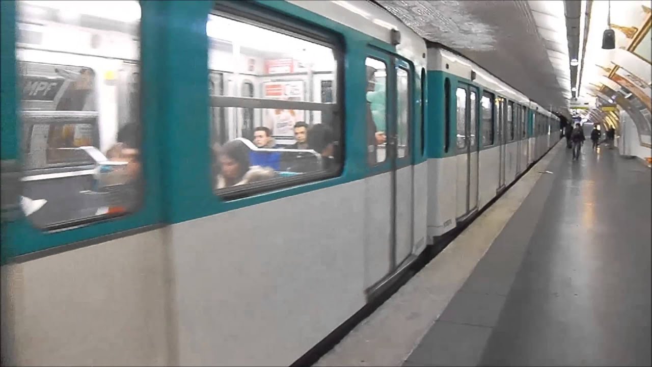 Métro de Paris : Oberkampf | Ligne 9 ( RATP MF67 ) [2014] - YouTube