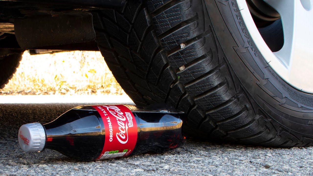 Crushing Crunchy & Soft Things by Car! EXPERIMENT CAR vs COCA COLA ...