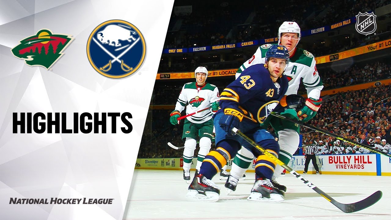 NHL Highlights | Wild @ Sabres 11/19/19 - YouTube