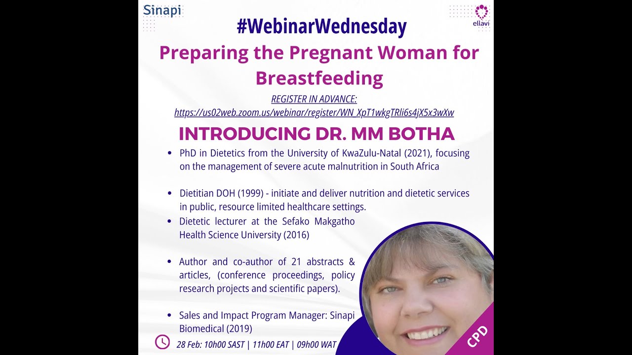 Preparing the pregnant Women for breastfeeding webinar presented by Dr ...