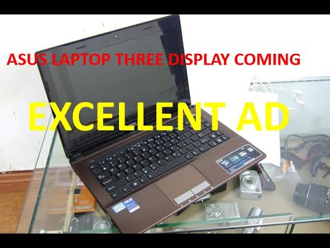 How to solve problem Asus K43E Laptop Three Display coming |EXCELLENT ...