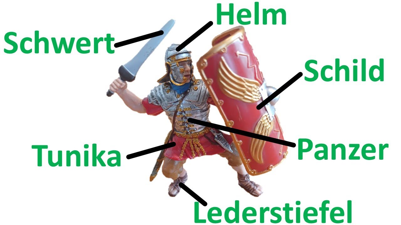 Der römische Legionär - Bewaffnung und Ausrüstung - YouTube