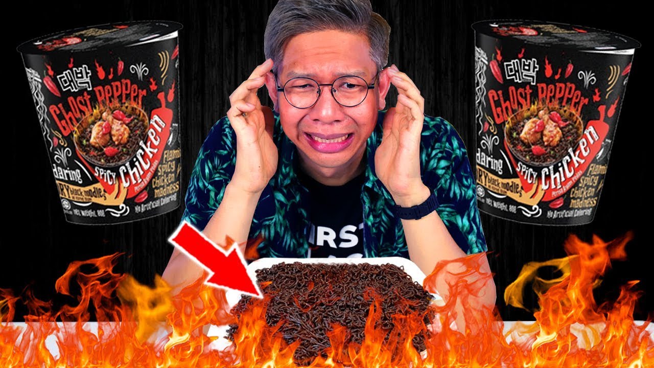 PARAH!! MAKAN MIE GHOST PEPPER AUTO NANGIS!! LEVEL 1 JUTA!! - YouTube