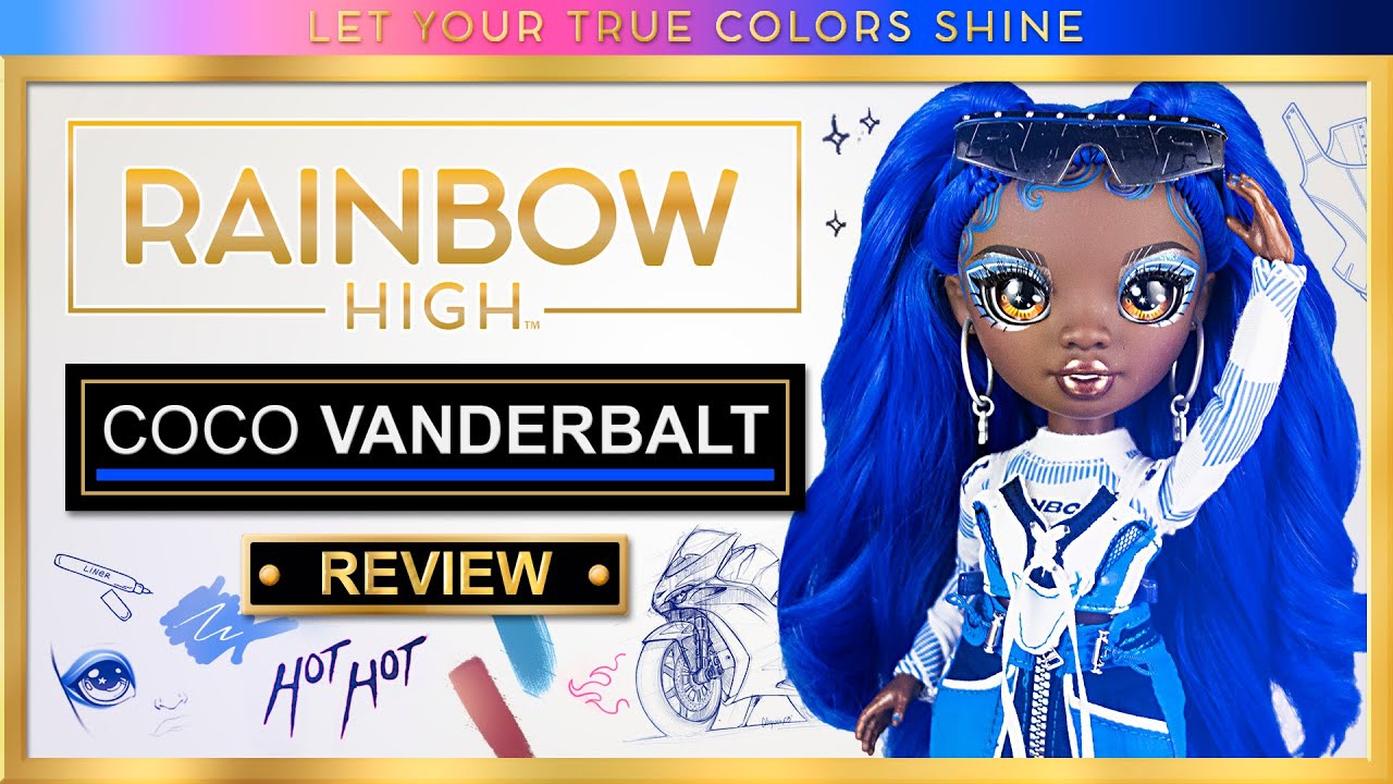 Review COCO VANDERBALT, Series 4 🌈 Especial Rainbow High 🌈 - YouTube