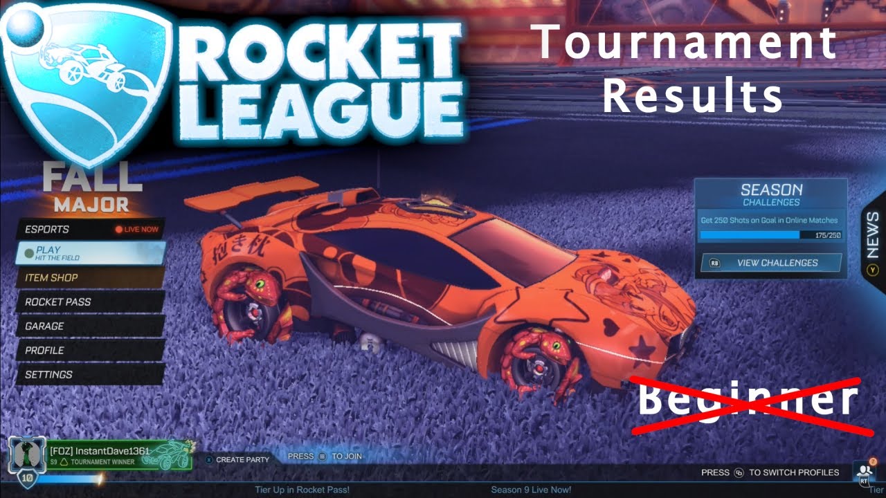 Rocket League Tournament Results S9 Tournament Winner - YouTube